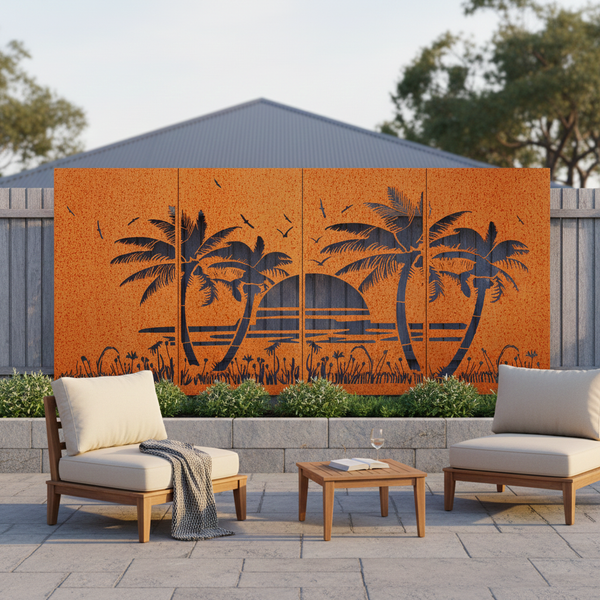 Metal Decor Australia | Corten Steel Fire Pits, Screens & Garden Decor