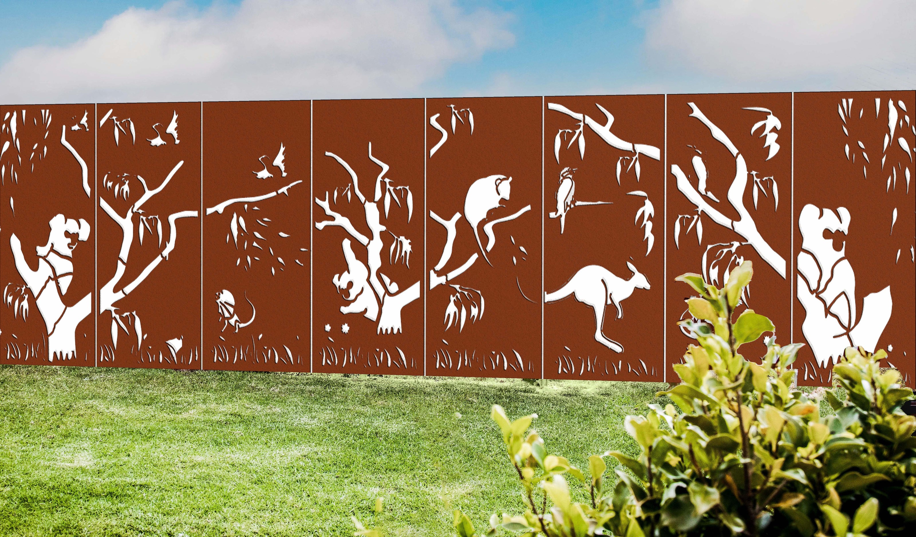 Australian Design 8 Panel Privacy Garden Screens